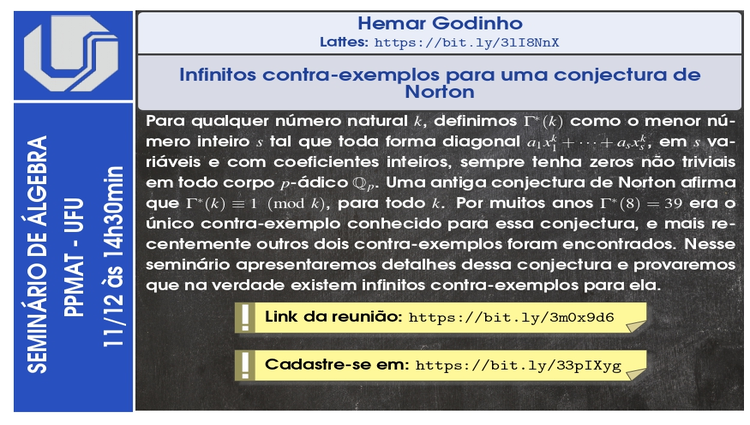 | Programa de Pós-graduação em Matemática